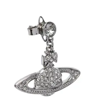 VIVIENNE WESTWOOD Mini Bas Relief Orb Earrings