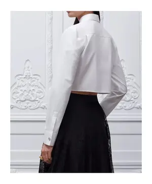 Dior Dioriviera Tied Cropped Blouse