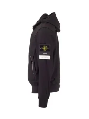 Stone Island Logo-patch Hooded Jacket