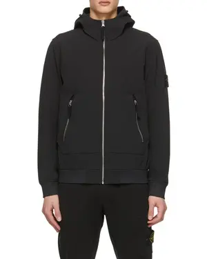 Stone Island Logo-patch Hooded Jacket