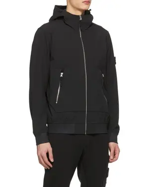 Stone Island Logo-patch Hooded Jacket