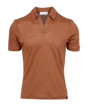 GRAN SASSO Short-sleeved Lapel T-shirt