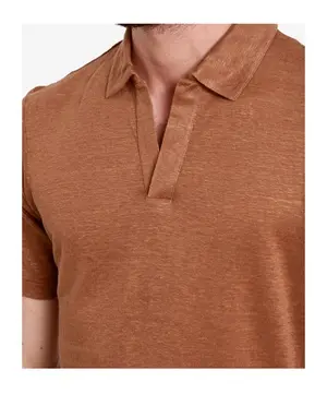 GRAN SASSO Short-sleeved Lapel T-shirt