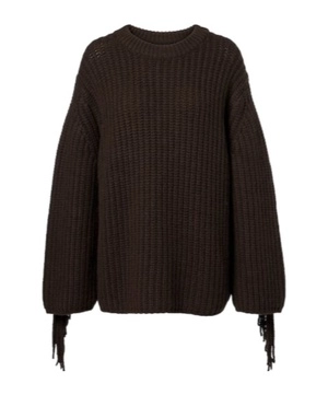 LISA YANG Hilma Fringed Oversized Sweater
