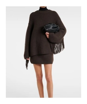 LISA YANG Hilma Fringed Oversized Sweater