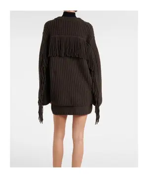 LISA YANG Hilma Fringed Oversized Sweater