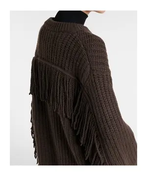 LISA YANG Hilma Fringed Oversized Sweater