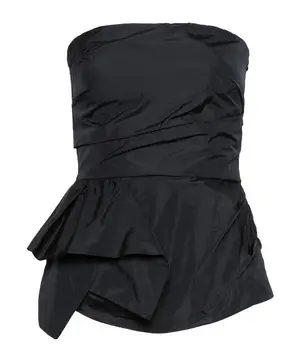 Max Mara Ruffled Camisole - Black