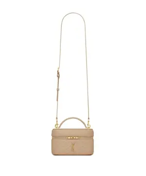 Saint Laurent Saint Laurent Gaby Vanity Bag Toffee