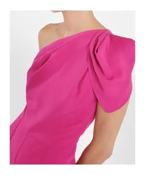Roland Mouret Asymmetric Crepe Jumpsuit