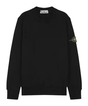 Stone Island Crew Neck Sweatshirt - Black