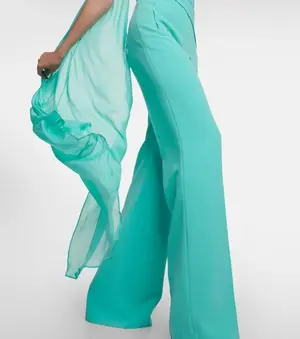 Roland Mouret Asymmetrical One-shoulder Jumpsuit With Draped Detail