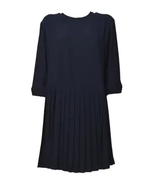 Aspesi Round Neck Dress - Black