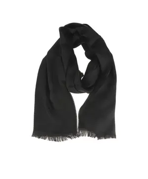 Emporio Armani Logo Scarf - Black
