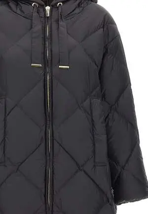 Max Mara Quilted Down Jacket With Hood