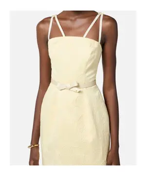 Elisabetta Franchi Floral Jacquard Dress