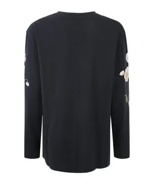 Simone Rocha Poppy Field-print Long Sleeve T-shirt