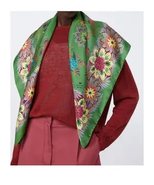 Max Mara Square Silk Scarf