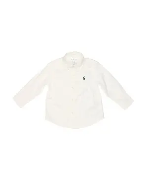 Ralph Lauren Embroidered Logo Cotton Shirt - White