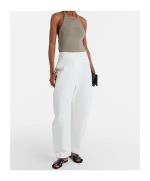 RÓHE Knitted Halterneck Cotton Top