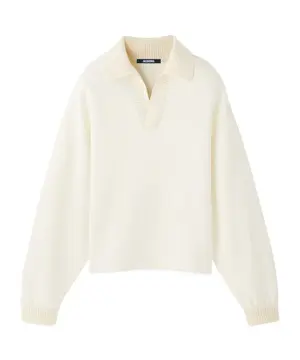 Jacquemus The Punto Long-sleeved Polo Shirt