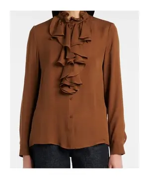 NILI LOTAN Ruffled Shirt