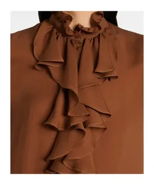 NILI LOTAN Ruffled Shirt