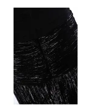 Saint Laurent Lurex Velvet Bustier Dress