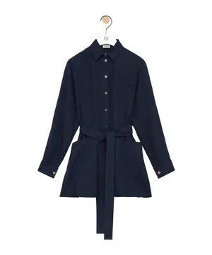 Loewe Long Sleeve Shirt - Navy Blue