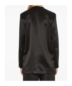 Philosophy Di Lorenzo Serafini Double Breasted Satin Blazer