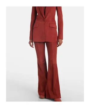 Gabriela Hearst Flared Trousers With Belt Loops