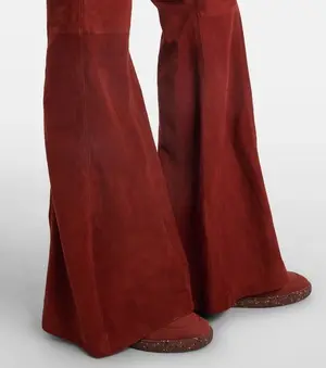 Gabriela Hearst Flared Trousers With Belt Loops