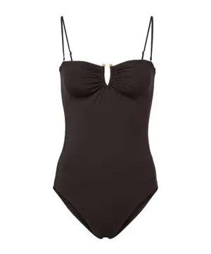 NILI LOTAN Pleated One-piece Swimsuit