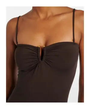 NILI LOTAN Pleated One-piece Swimsuit