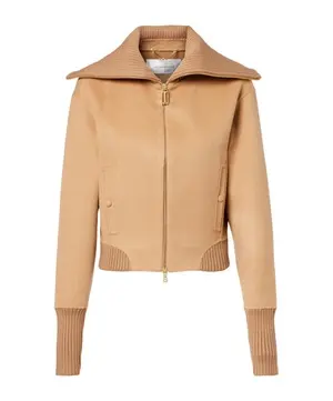 Victoria Beckham Lapel Collar Long-sleeved Casual Jacket - Nude