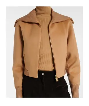 Victoria Beckham Lapel Collar Long-sleeved Casual Jacket