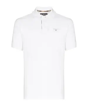 Barbour Short Sleeve Polo Shirt - White