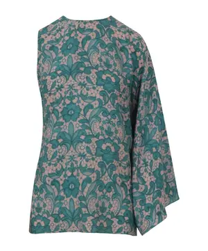 GIANLUCA CAPANNOLO Crew Neck Top - Blue