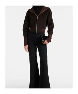 Victoria Beckham Lapel Collar Long-sleeved Casual Jacket