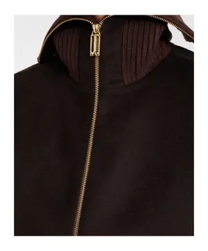 Victoria Beckham Lapel Collar Long-sleeved Casual Jacket