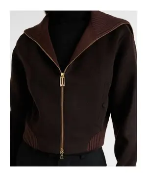Victoria Beckham Lapel Collar Long-sleeved Casual Jacket