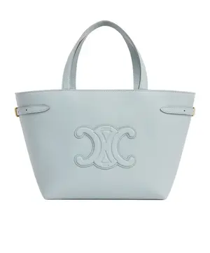 Celine Mini Logo Shoulder Bag - Ice-blue