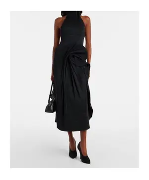Magda Butrym Pleated Midi Skirt