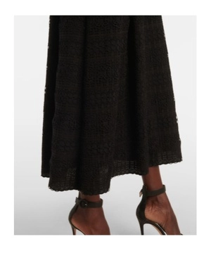 Elie Saab Macramé Midi Dress