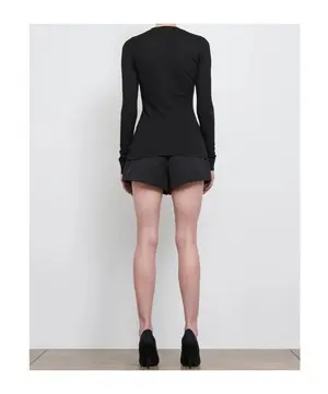 Wardrobe.NYC Slim Fit Long Sleeve T-shirt