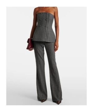 Carolina Herrera Double-breasted Striped Top