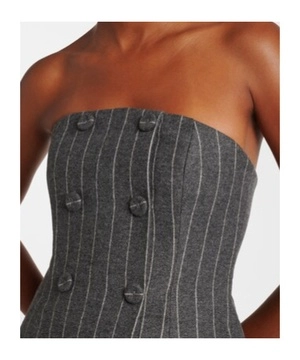 Carolina Herrera Double-breasted Striped Top