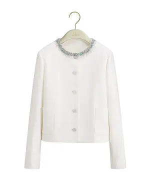 Dior Embroidered Cropped Jacket