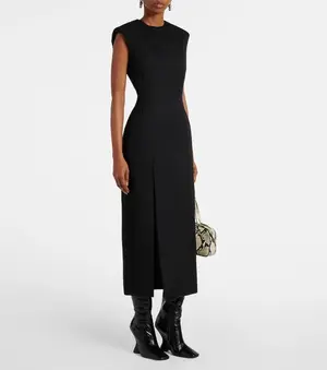 Wardrobe.NYC Round Neck Sleeveless Maxi Dress