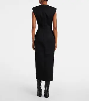 Wardrobe.NYC Round Neck Sleeveless Maxi Dress